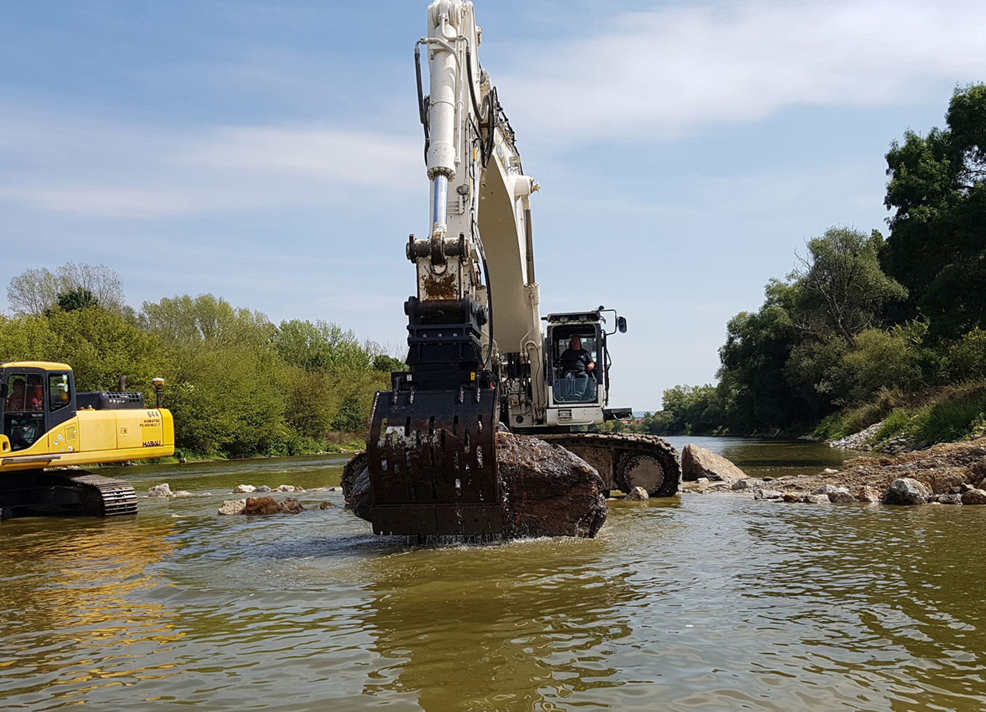 Gas culvert March river – Restoration of the overlap – RIOCOM